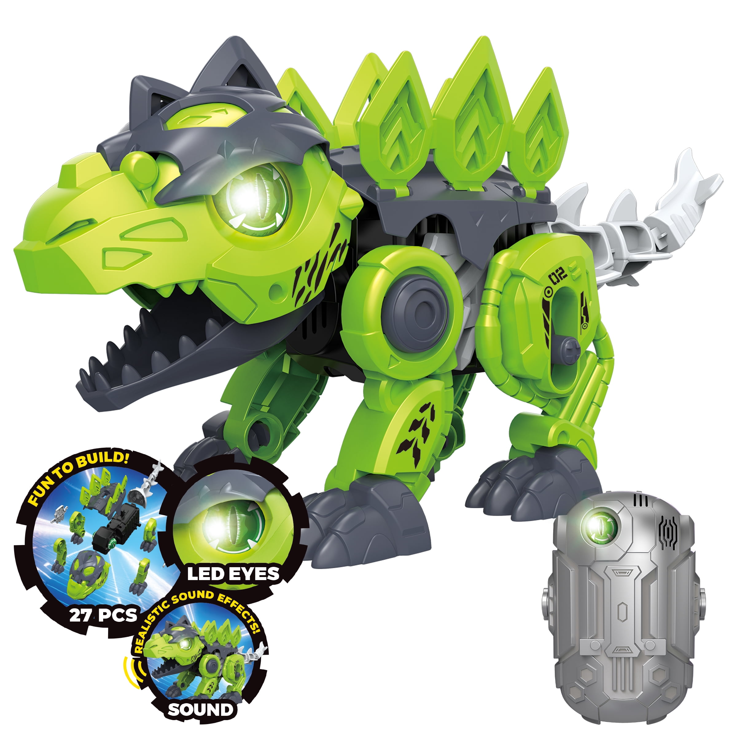 Green Dino Tech Build It Kit - Walmart.com