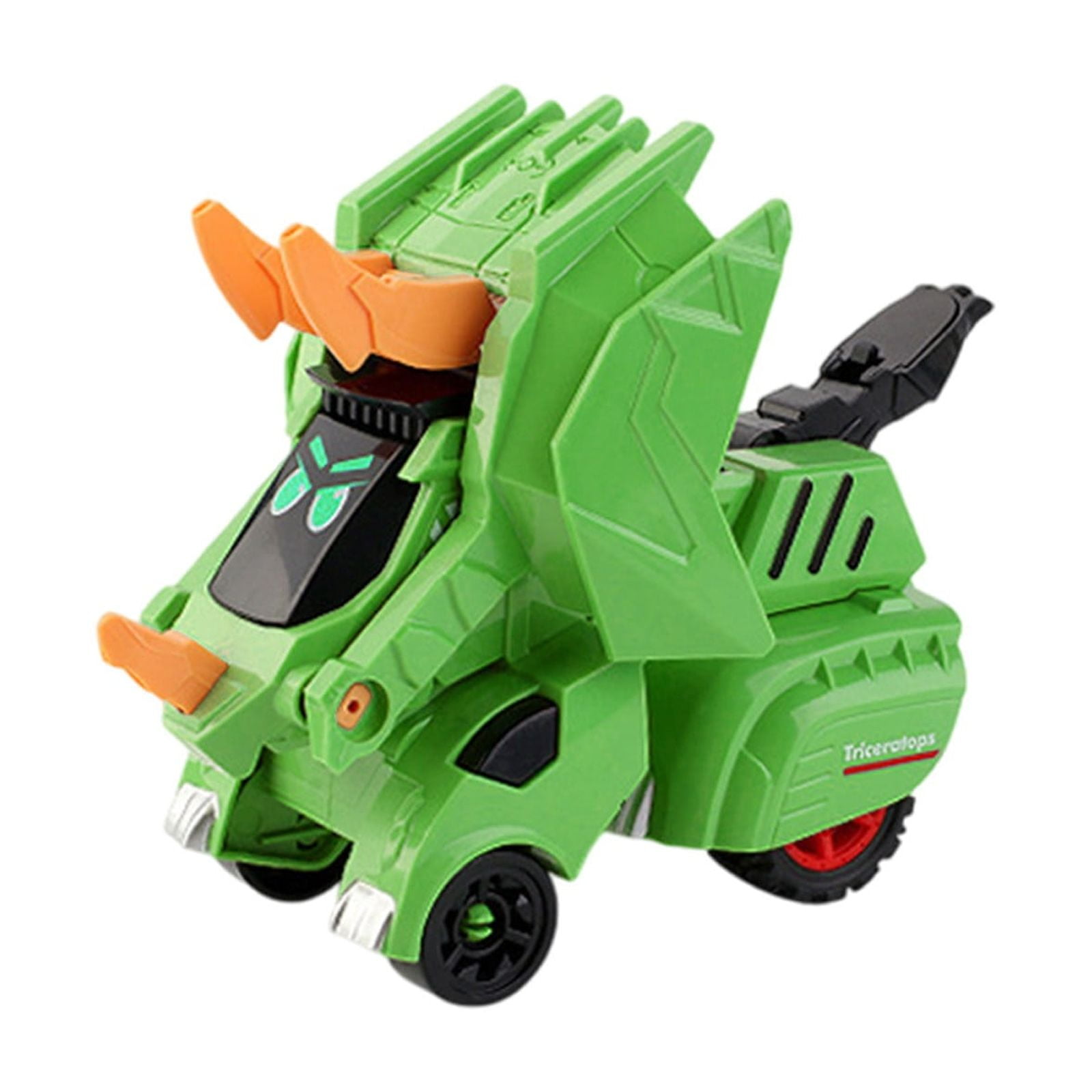 Green Dino Transformer Vehicle With Auto Flip Function Inertia Motion ...