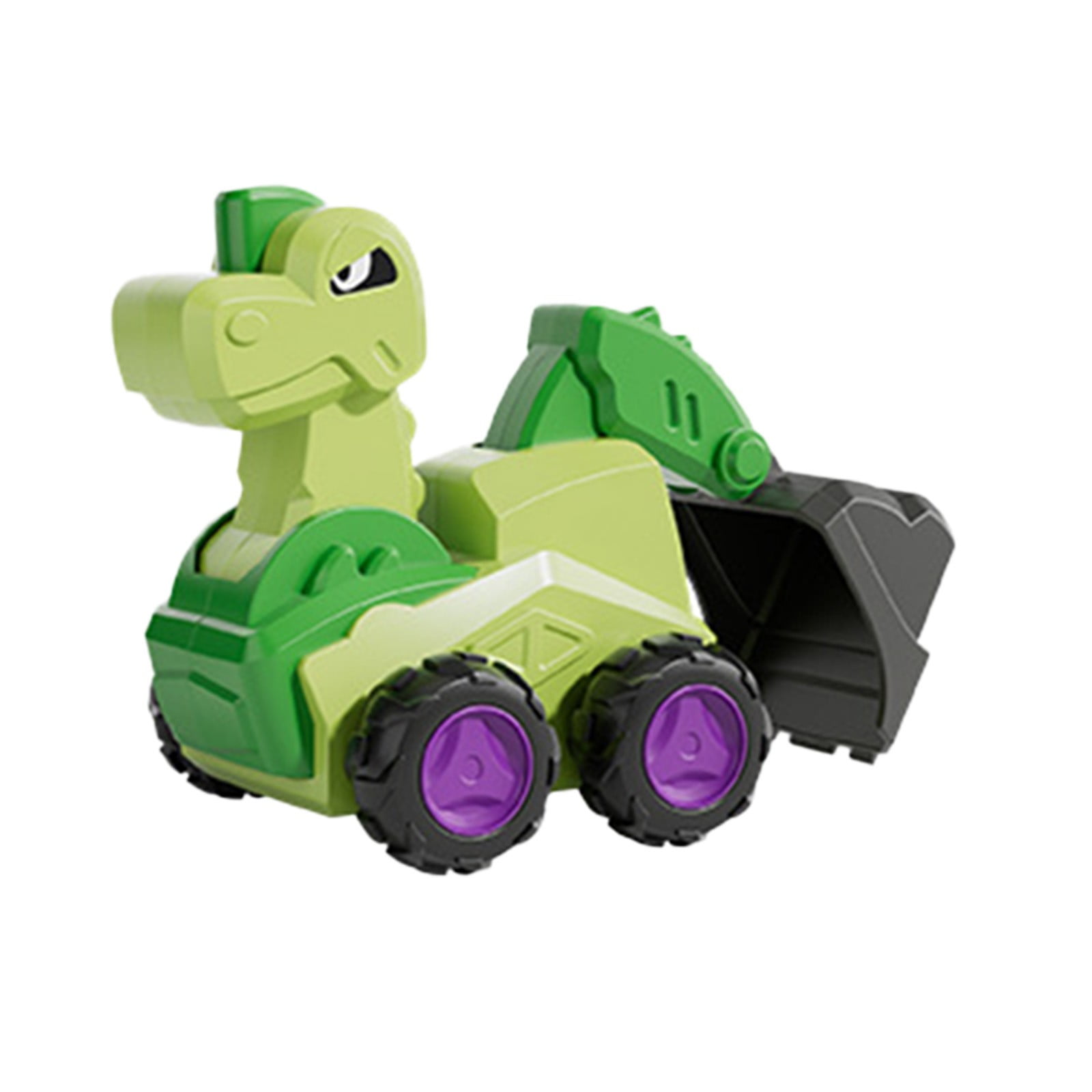 Green Dinosaur Inertia Engineering Vehicle Toy With Working Features ...