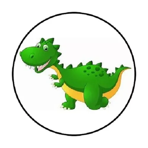 Green Dinosaur Sticker Phone Decal Water Bottle Stickers Car Decals ...