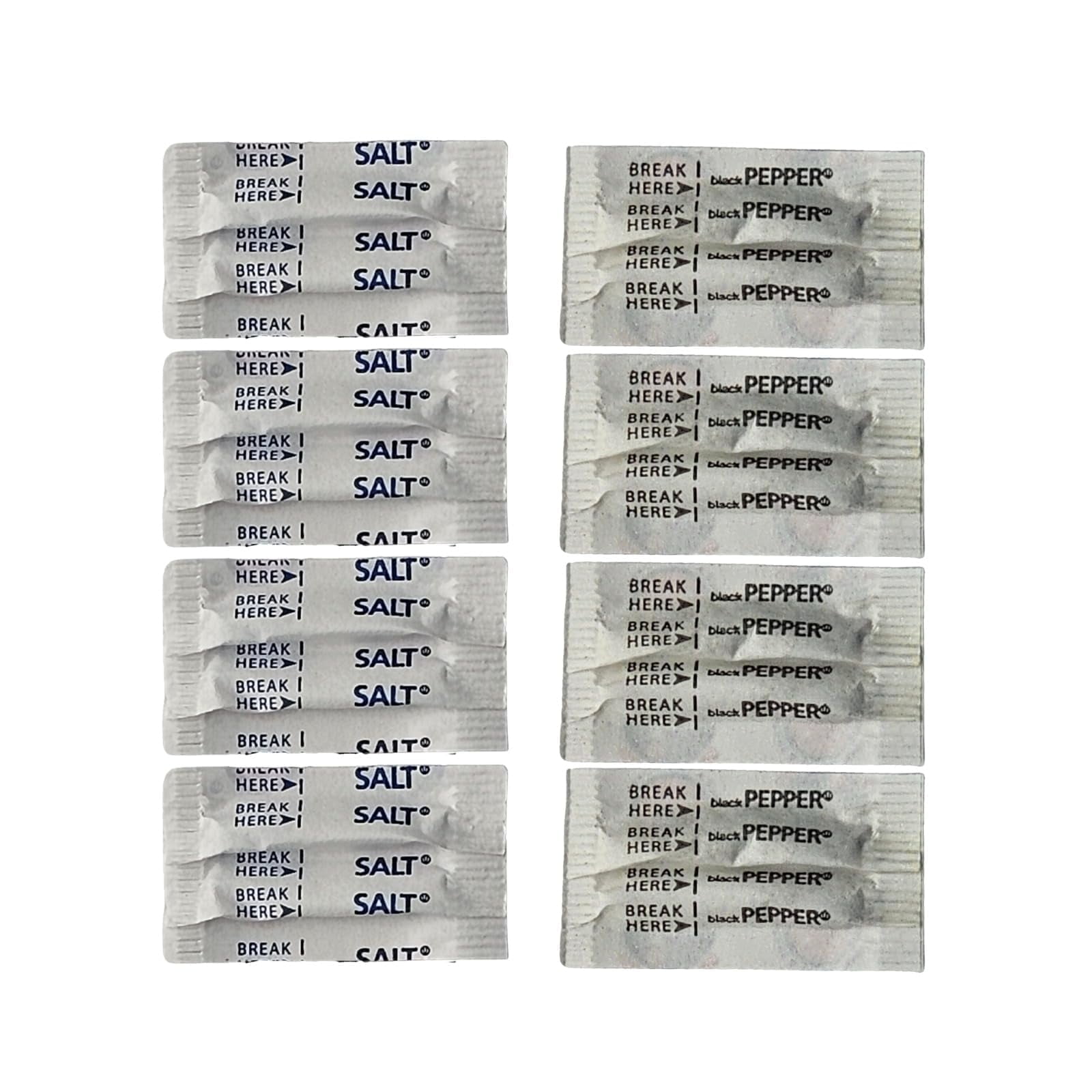 Green Direct Salt and Pepper Packets, 200 pcs, 100 Salt & 100 Pepper ...