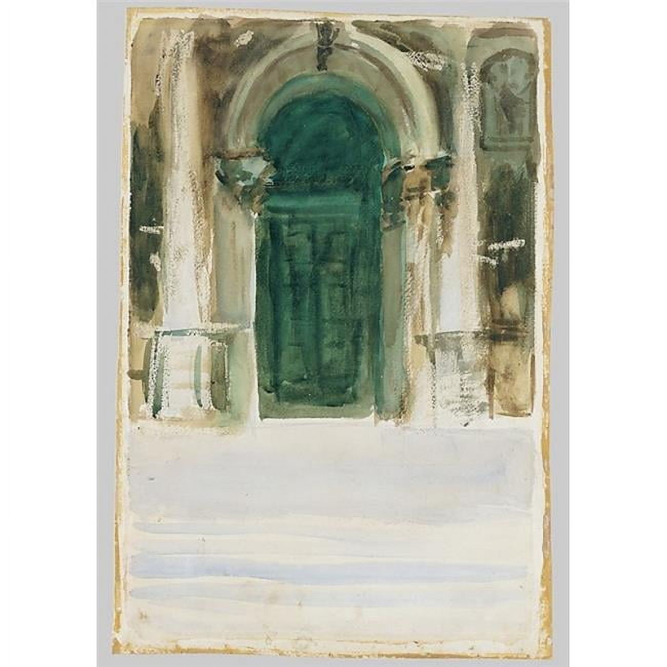 Green Door Santa Maria Della Salute Poster Print by John Singer Sargent ...