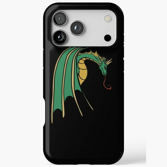 Green Dragon Art Fantasy Mythical Beast iPhone Case 17 to 11 Pro Max ...