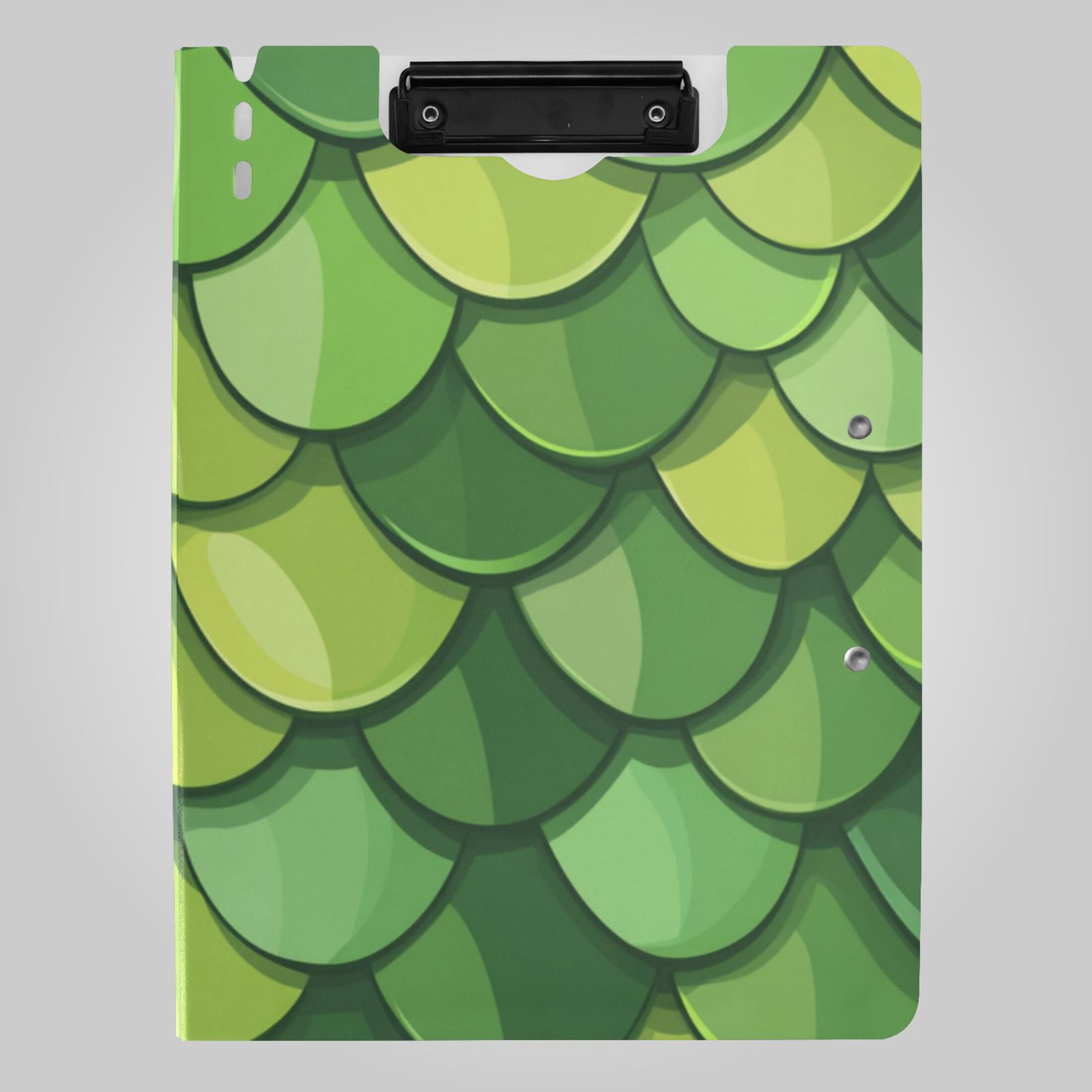 Green Dragon Scales Foldable Binder Folder Clipboard with Pen Slot ...