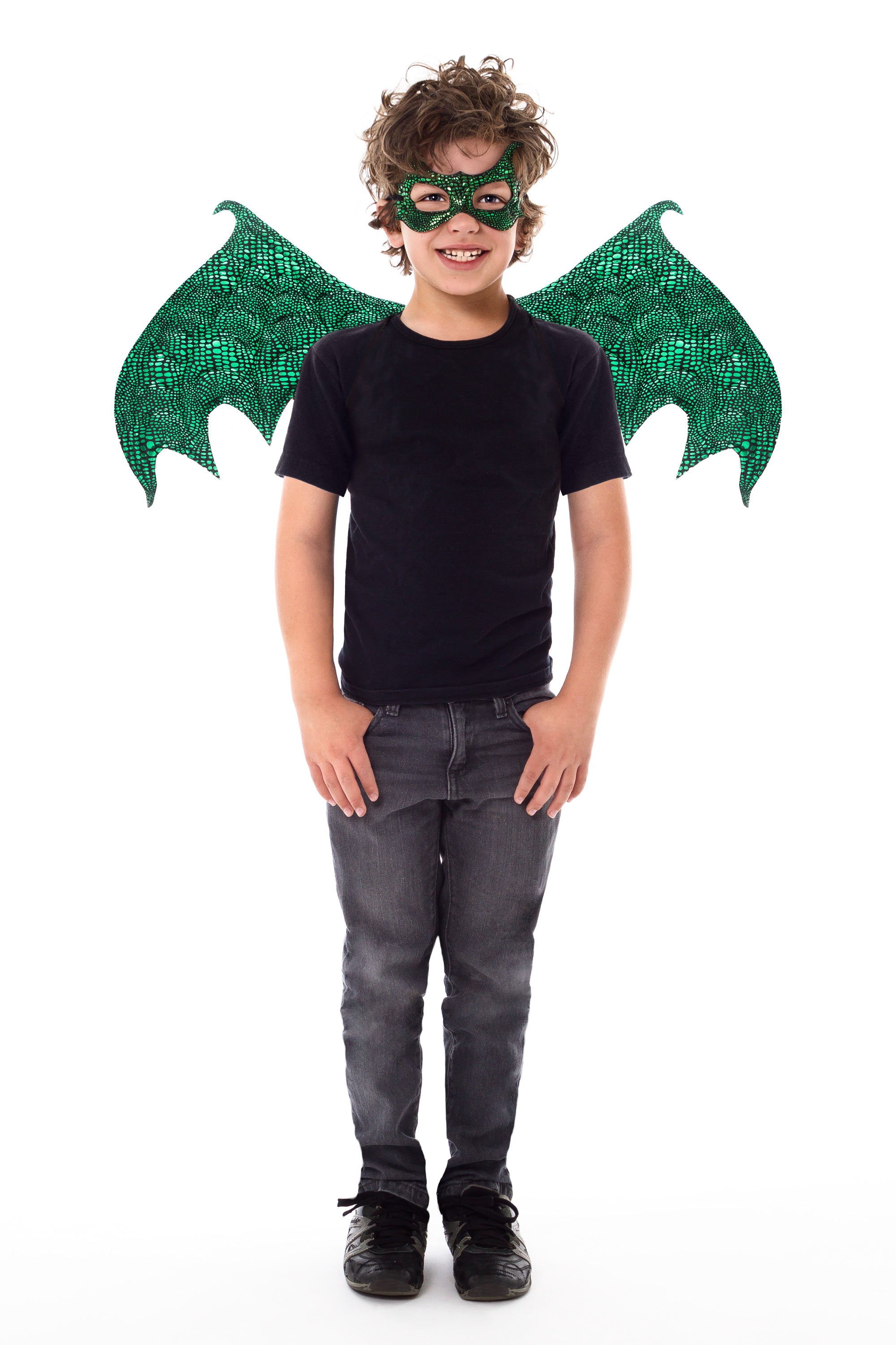Green Dragon Wing & Mask Set - Walmart.com