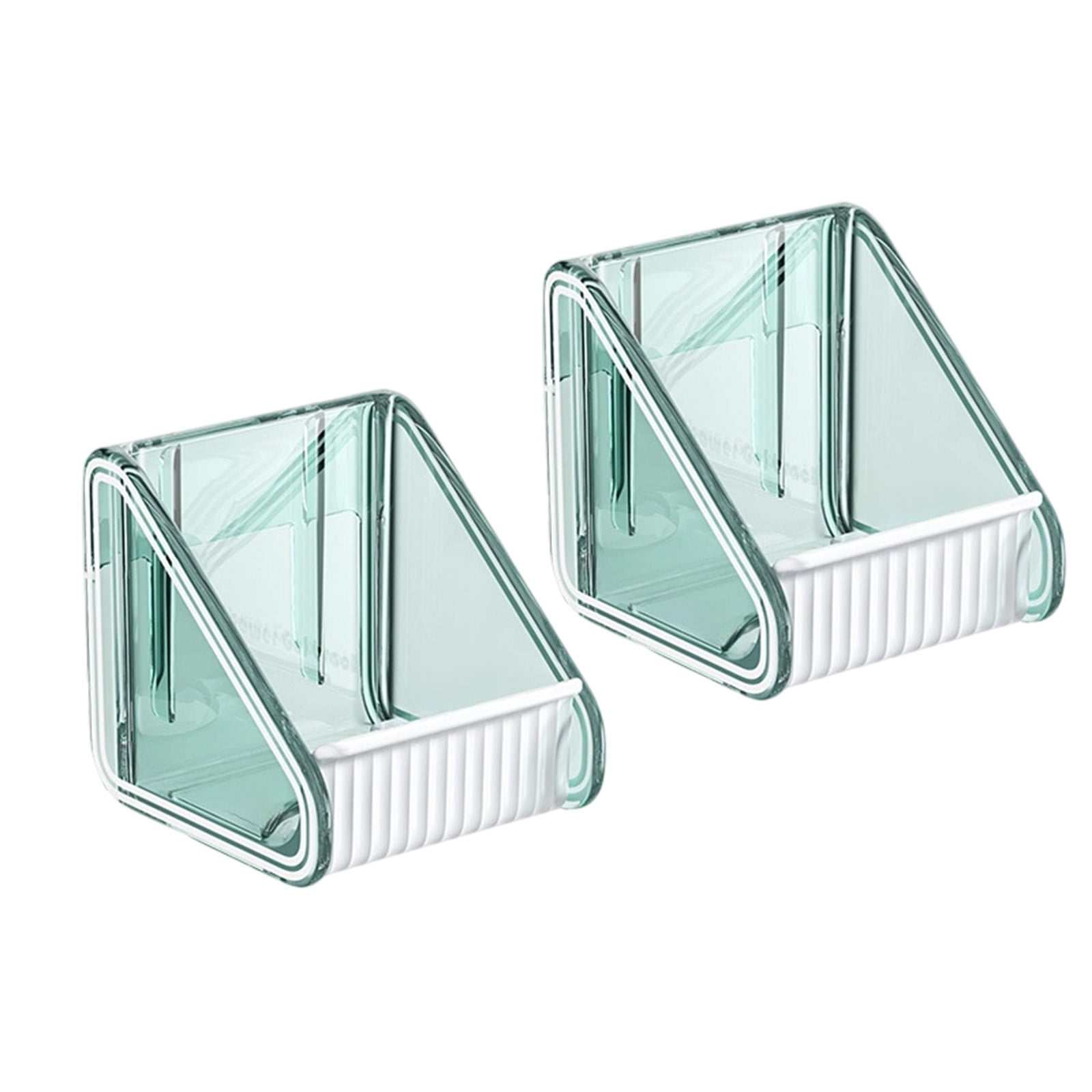 Green No Drill Bathroom Shower Gel Storage Rack With Strong Suction ...