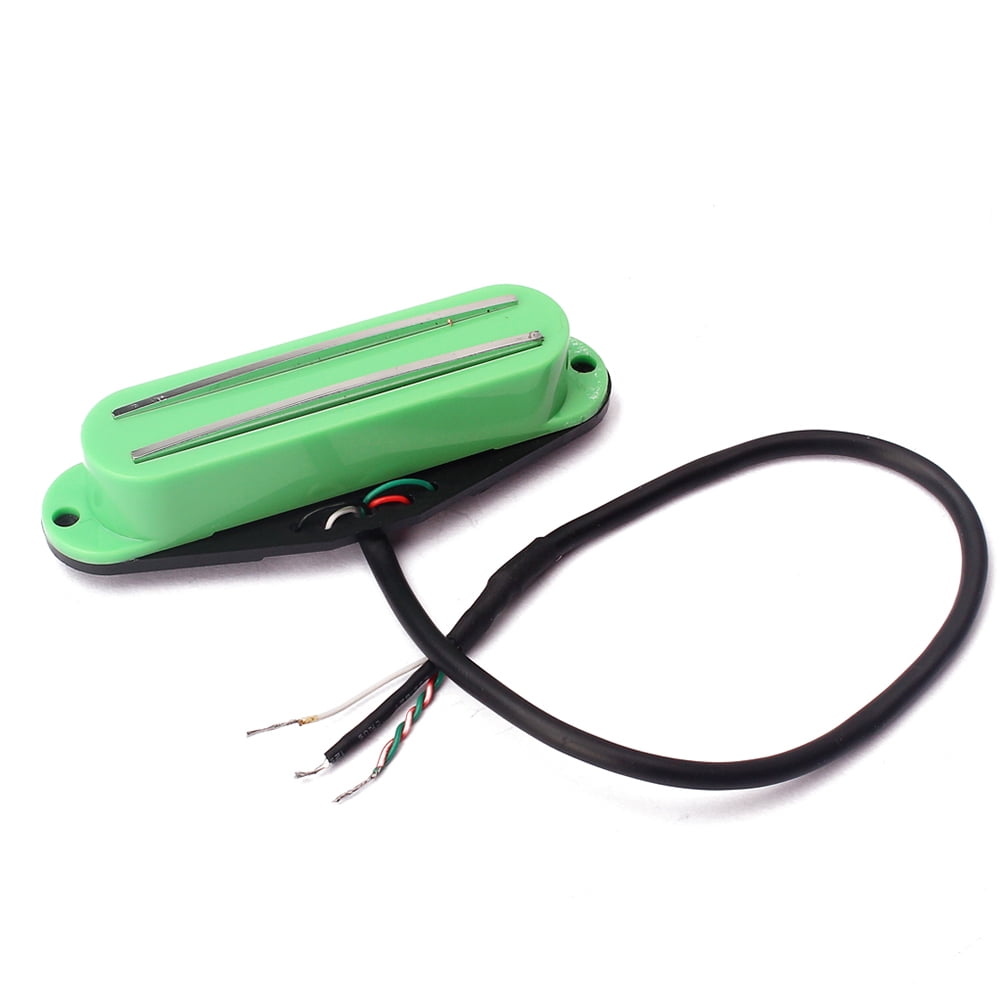 Green Dual Hot Rail Humbucker Pickup for Guitar - Walmart.com