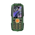 Green Dual Sim Keypad Phone With Large Screen And Fonts, Bluetooth, Led ...