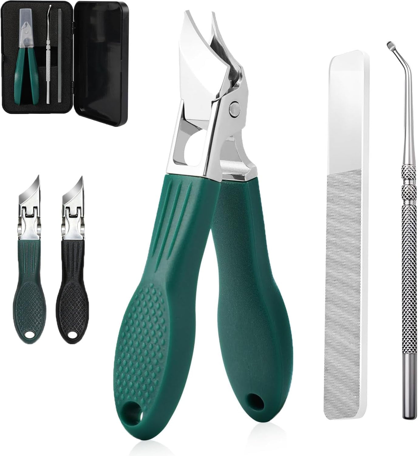 Green Eagle Beak Nail Clippers, Slanted Nail Clippers for Ingrown ...