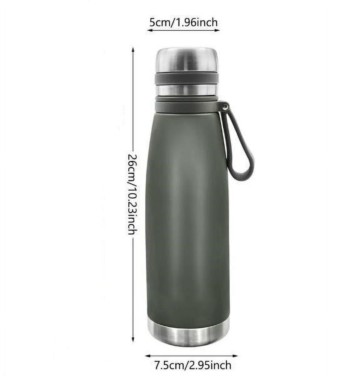 Green Eco-Friendly Thermal Flask With Sweat Proof Exterior And Secure ...