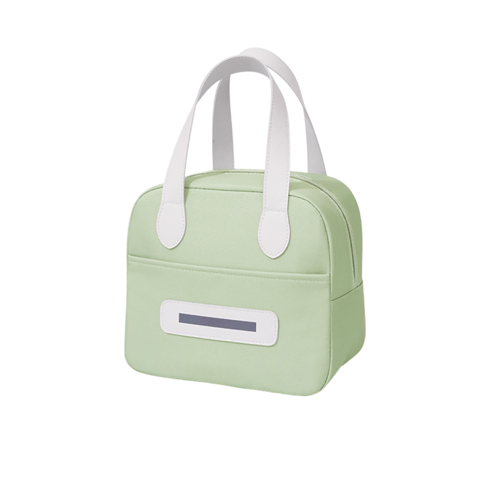 Green Eco Friendly Thermal Lunch Bag Cold Retention Technology Spacious ...