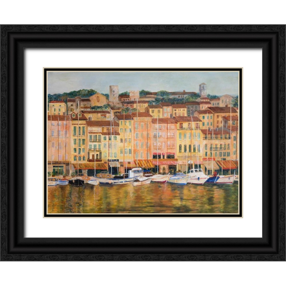 Green, Edith 14x11 Black Ornate Wood Framed with Double Matting Museum ...