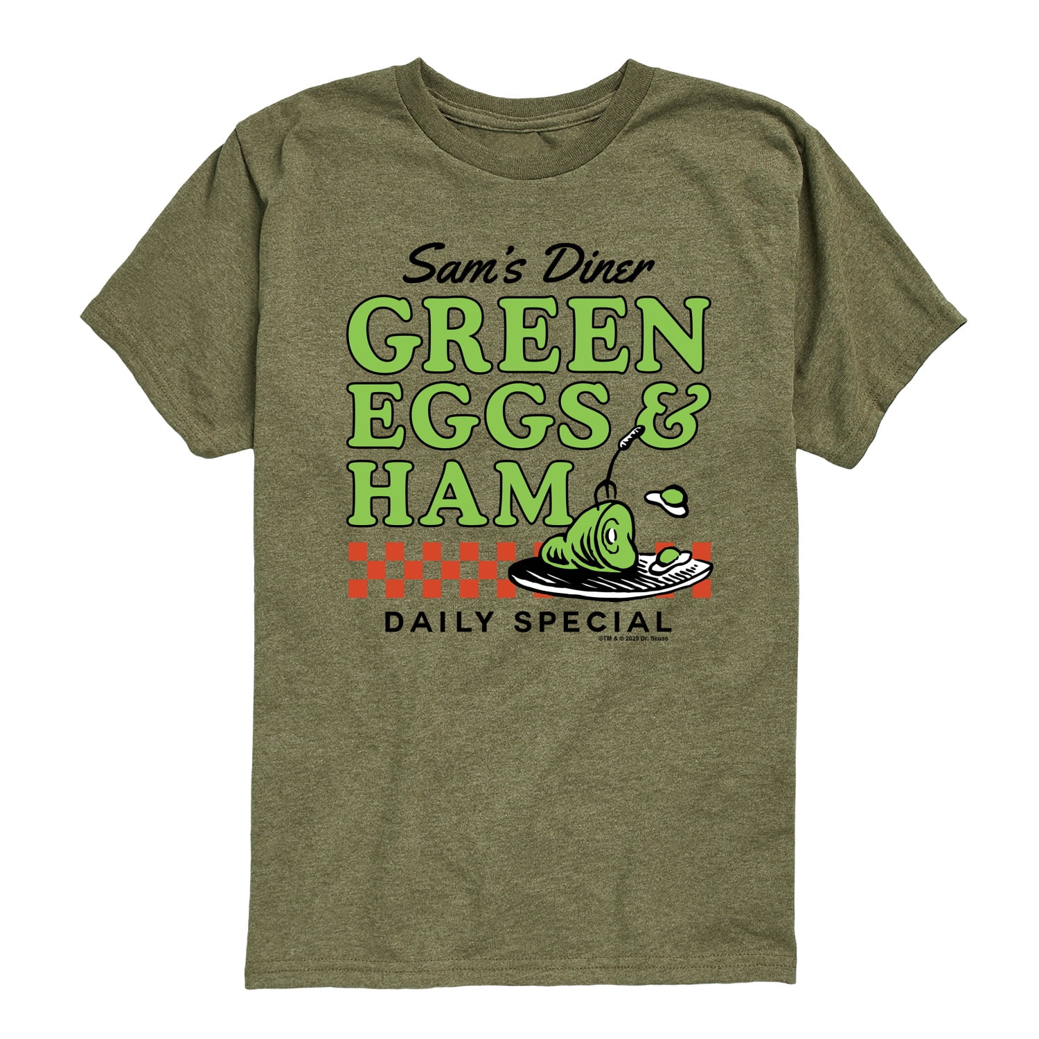 Green Eggs and Ham - Sam's Diner - Youth Boys Short Sleeve Graphic T ...