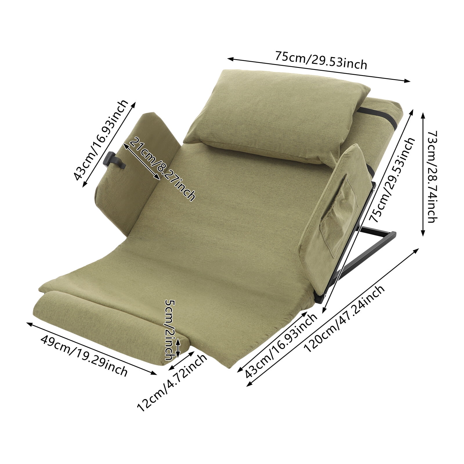 Green Electric Lifting Adjustable Bed Back Rest Electric Auxiliary ...