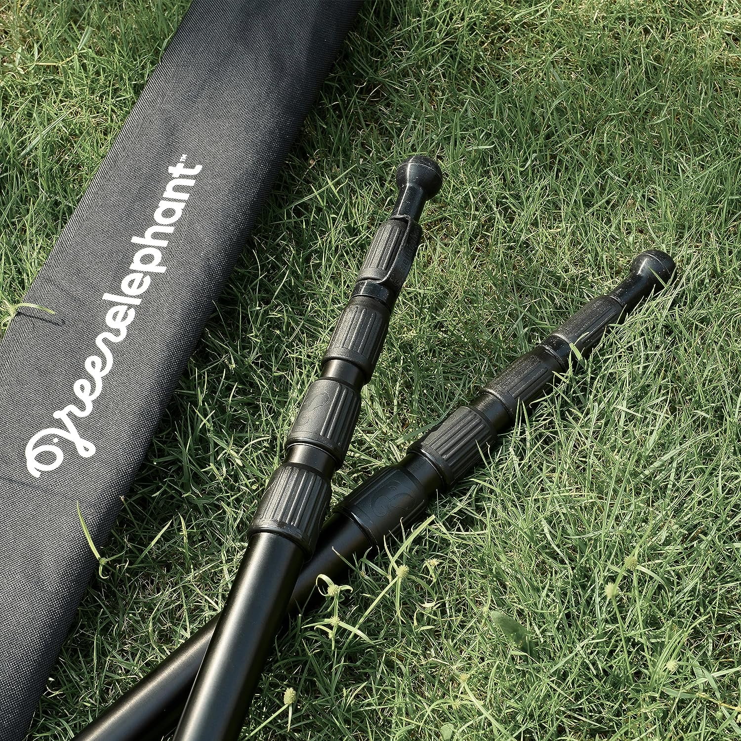 Green Elephant Camping Tarp Poles - Adjustable Aluminum Telescoping ...