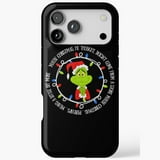 Green Elf Mean One Xmas Art Case for iPhone 11 12 13 14 15 16 17 Pro ...