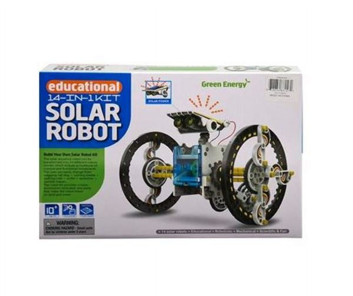 Green Energy STEM 14-in-1 Educational Solar Robot Kit for Kids Science ...