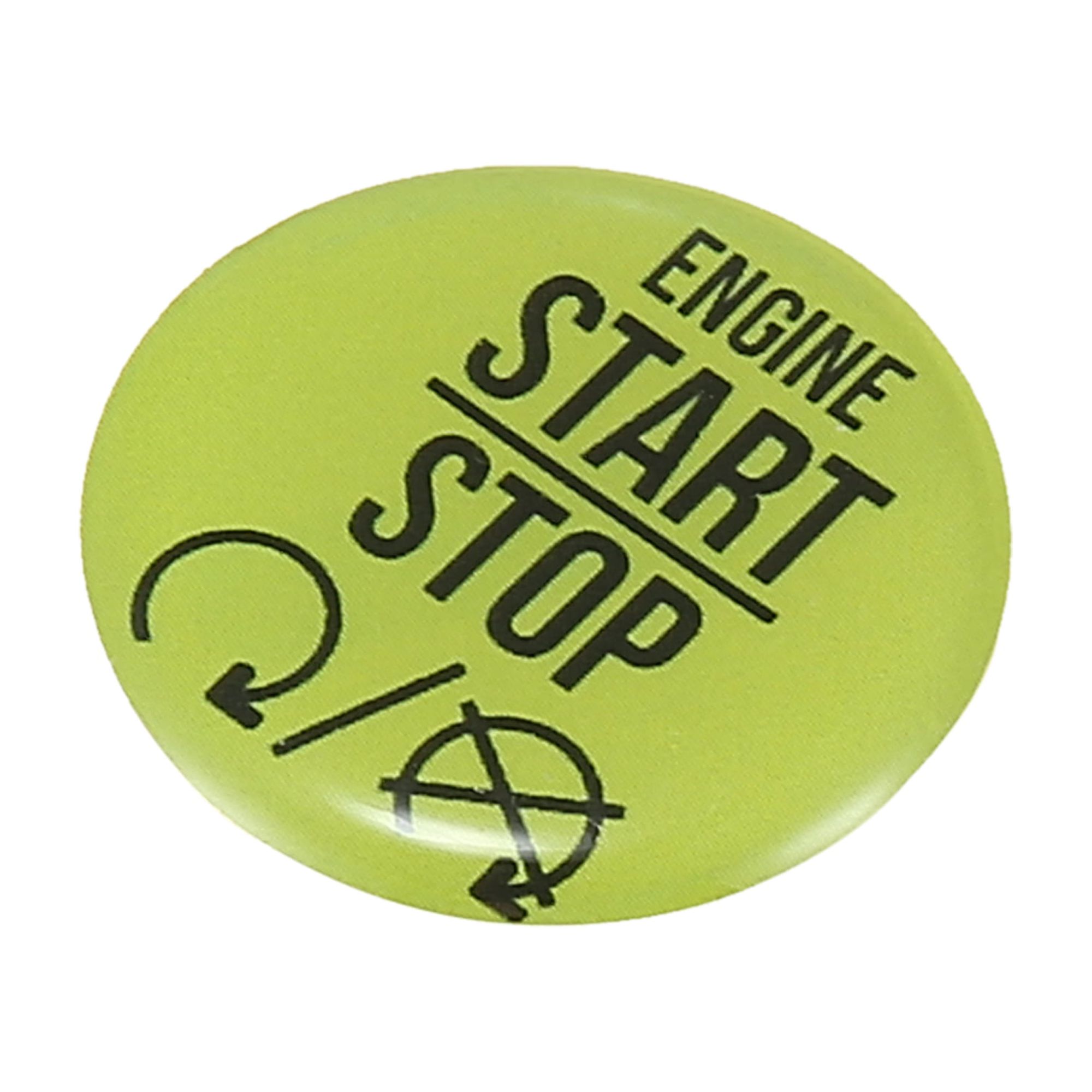Green Engine Start Stop Ignition Button Overlay Cover Decal Interior ...