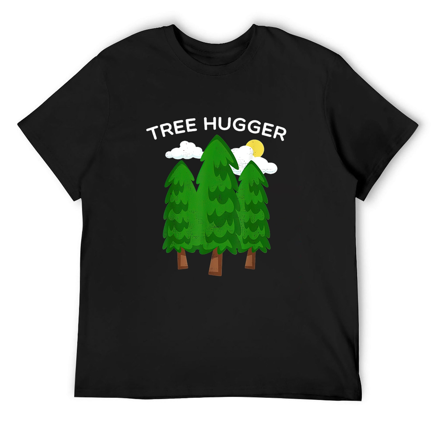 Green Environmentalist design - Tree Hugger T-Shirt Black 4X-Large ...