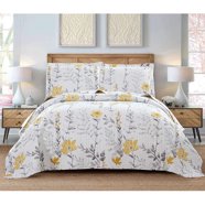 Somerset Home 3pc Lynsey Patchwork 3 Piece Full/Queen Quilt Bedding Set ...