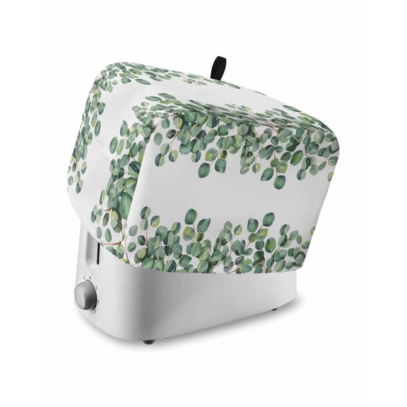 Green Eucalyptus Leaves Small Toaster Cover 2 Slice, Kitchen Appliance ...