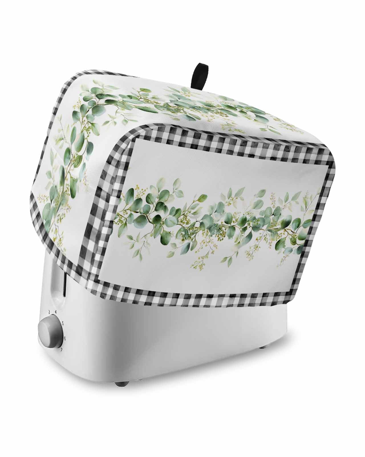 Green Eucalyptus Leaves Toaster Cover 4 Slice, Large Kitchen Appliance ...
