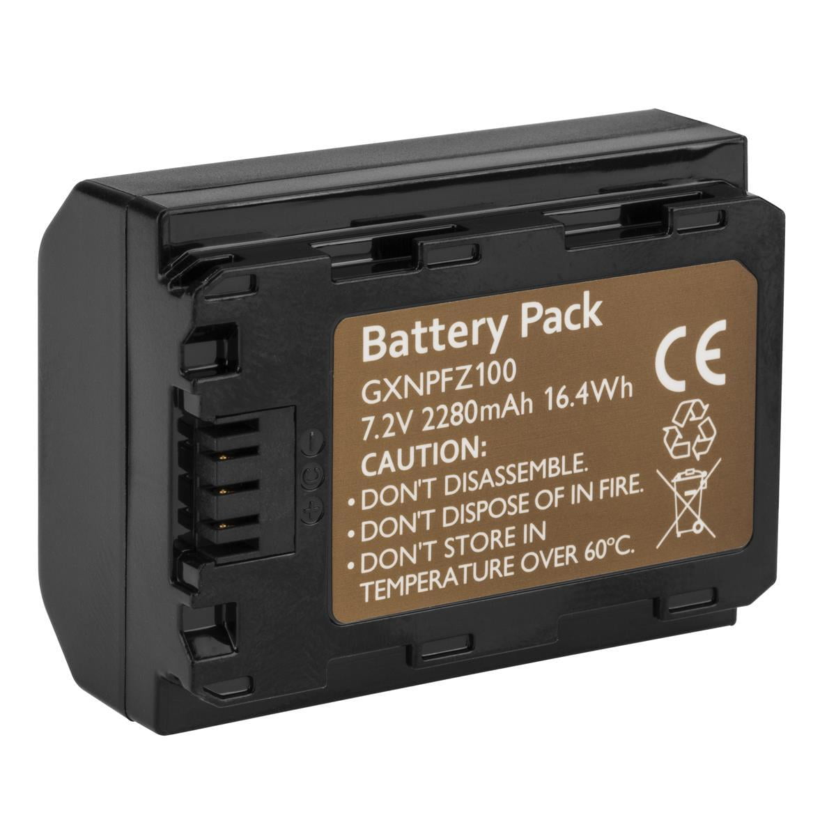 Green Extreme NP-FZ100 7.2V 2280mAh Rechargeable Lithium-Ion Battery ...