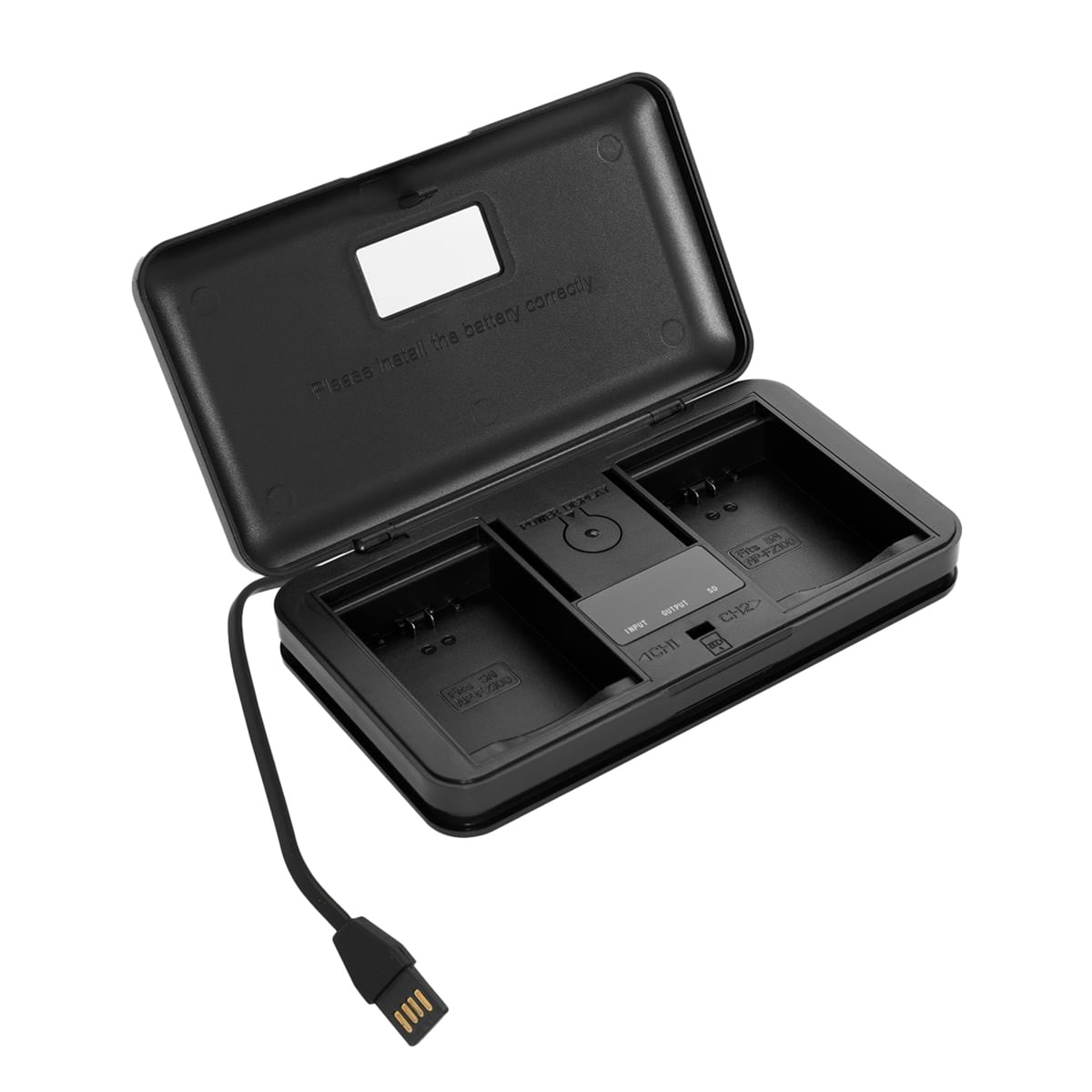 Green Extreme USB LCD Dual Charger Case for Sony NP-FZ100 Battery ...