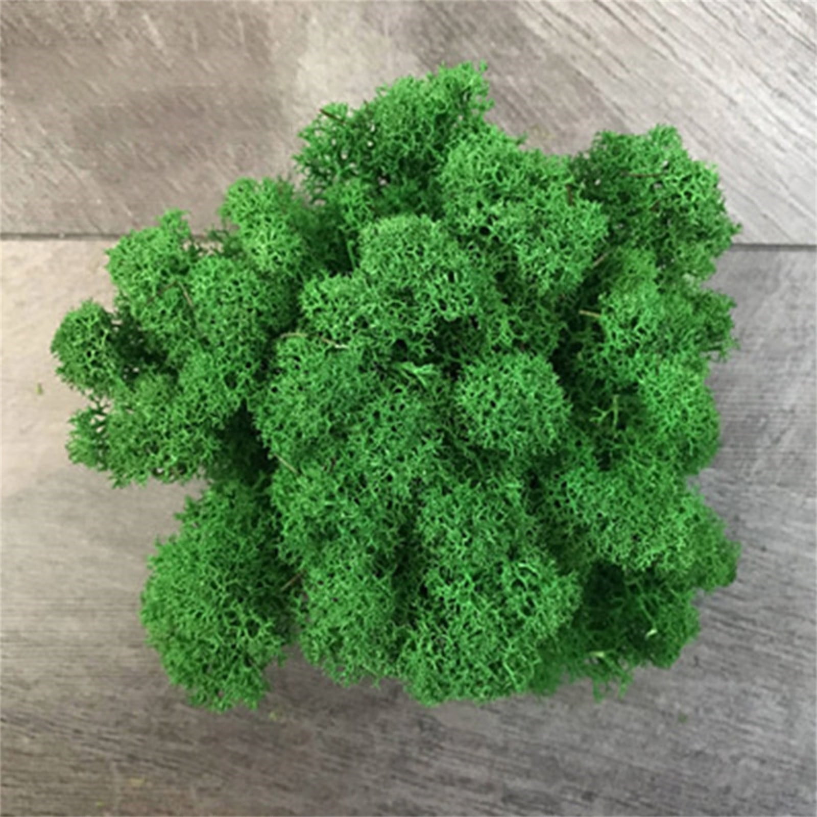 Green Fake Moss, Artificial Moss for Potted Plants, Natural Fresh Green ...