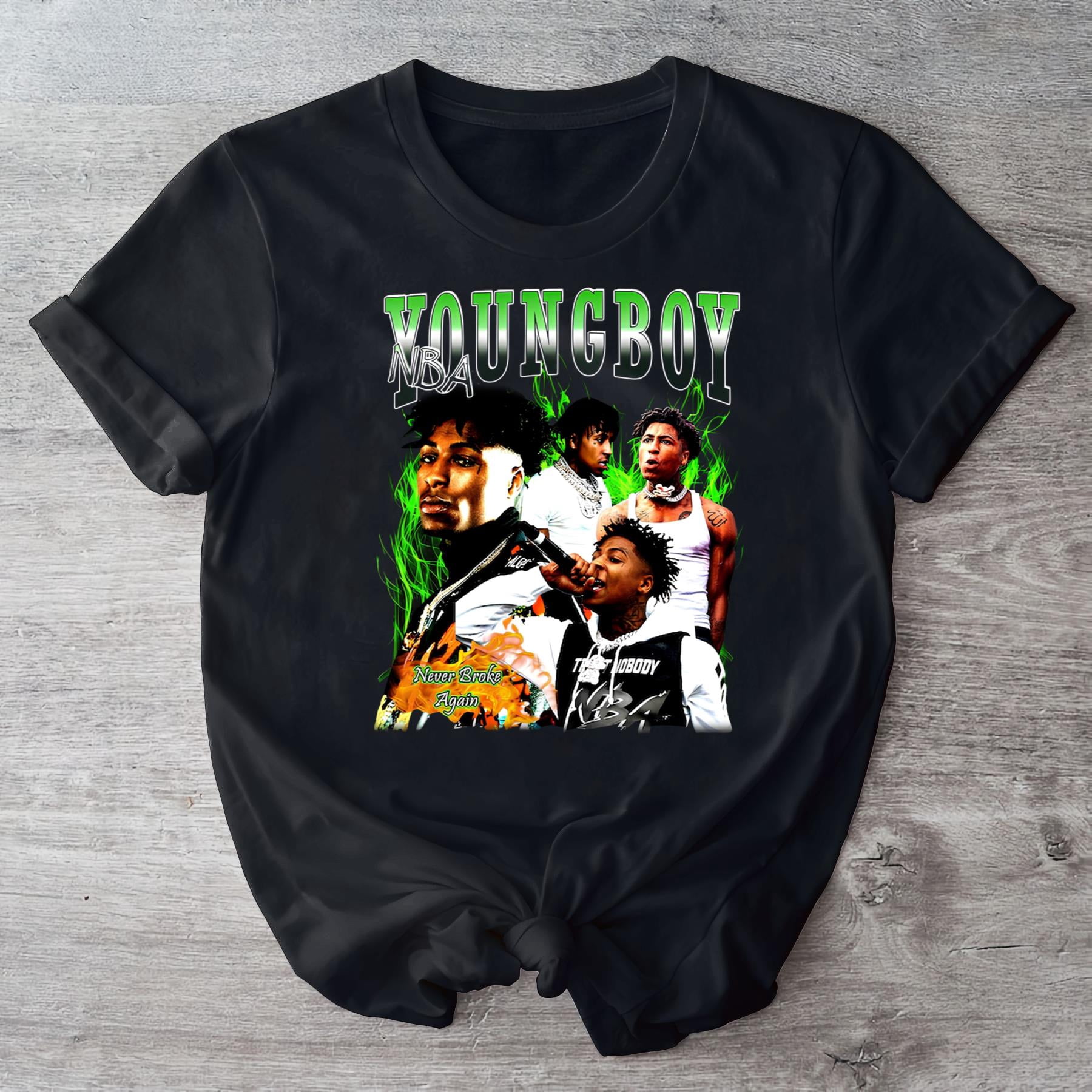 Green Fan Style Rap Star Tribute Shirt, 90s Hip Hop Graphic Tee ...
