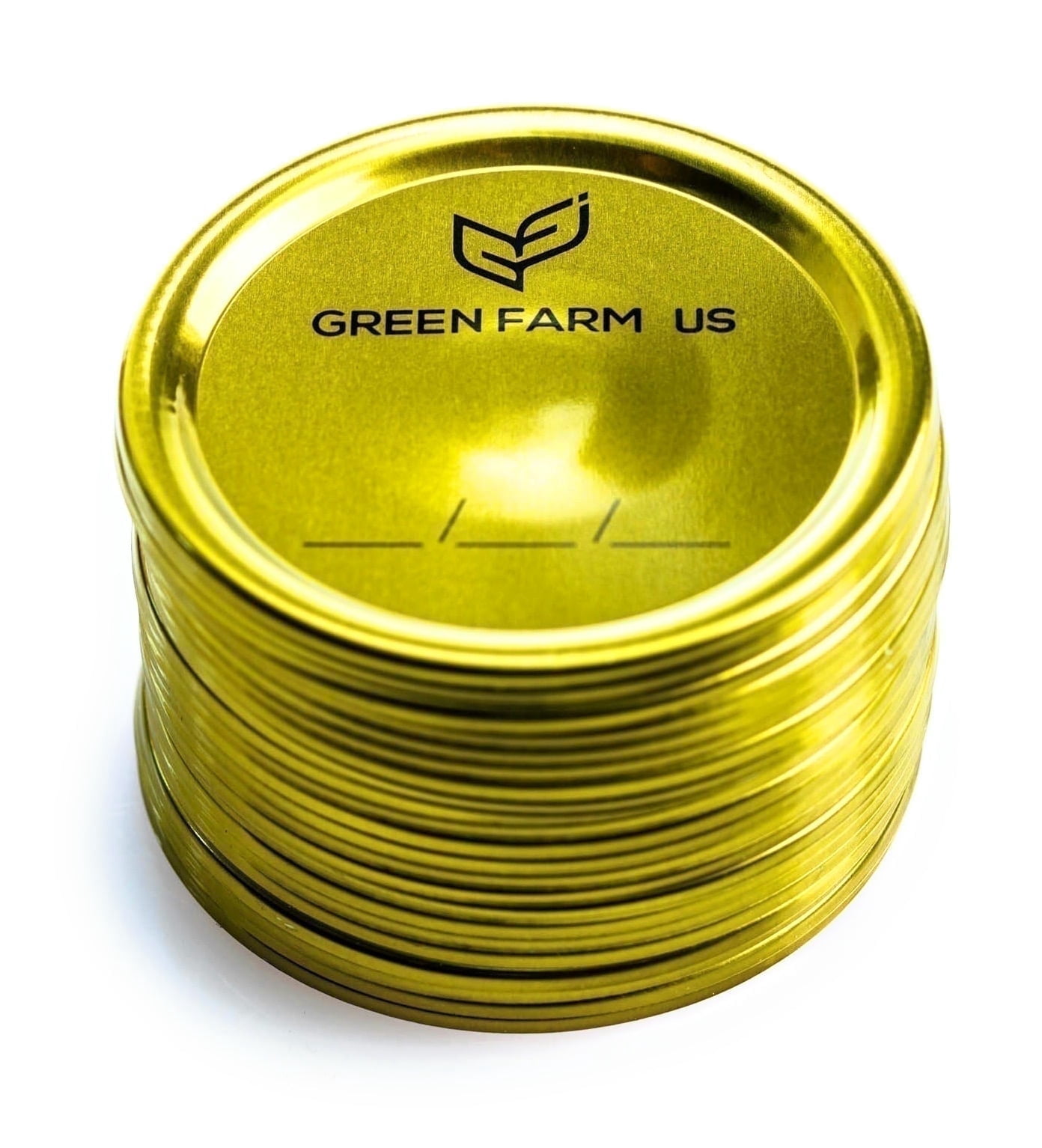 Green Farm US 72-Pack Wide Mouth Canning Jar Lids – Airtight, Leak ...