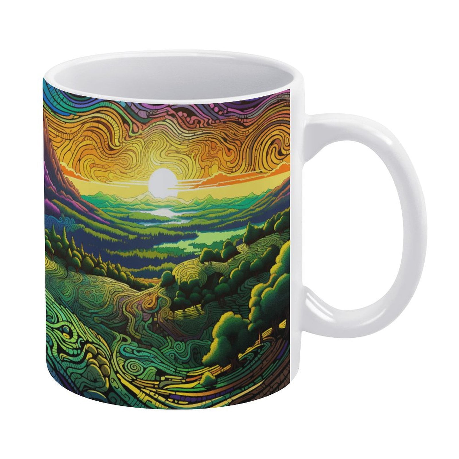 Green Fields Fun Mugs Are Suitable As Birthday Gifts for Husbands ...