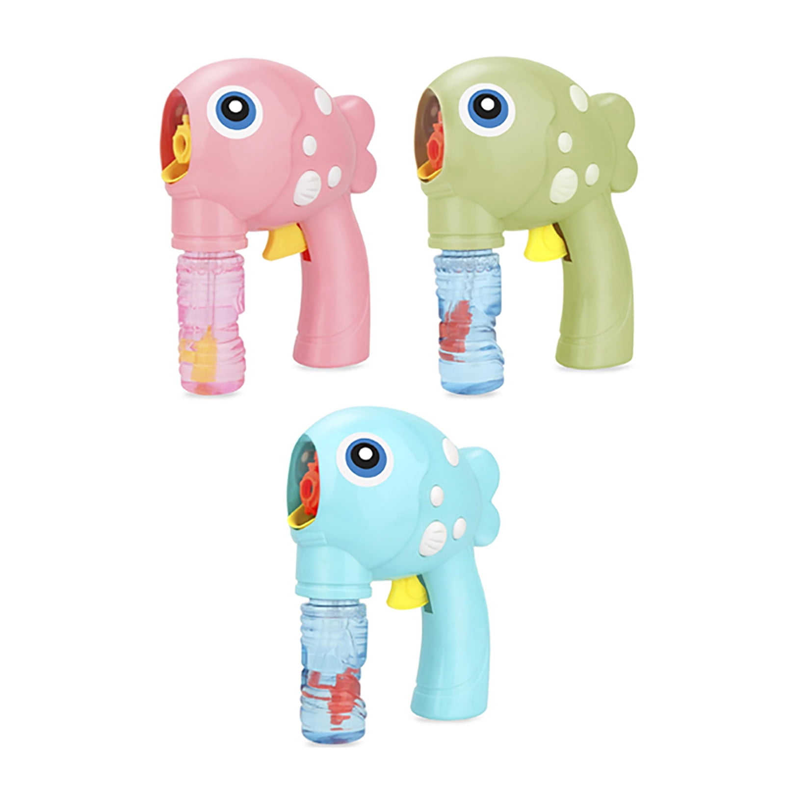 Green Fish Shape Manual Bubble Blower Toy With Inertia Function ...