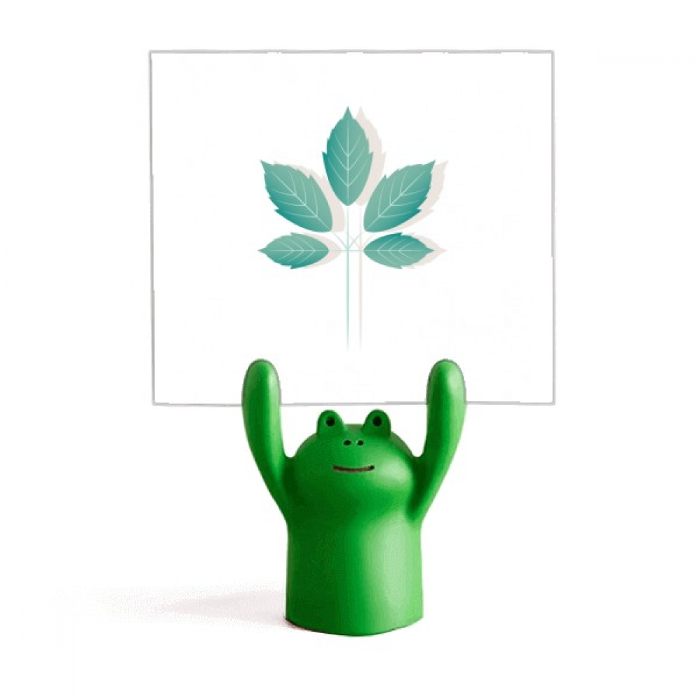 Green Flat Art Deco Fashion Memo Holder Cartoon Animal Frog Stand ...