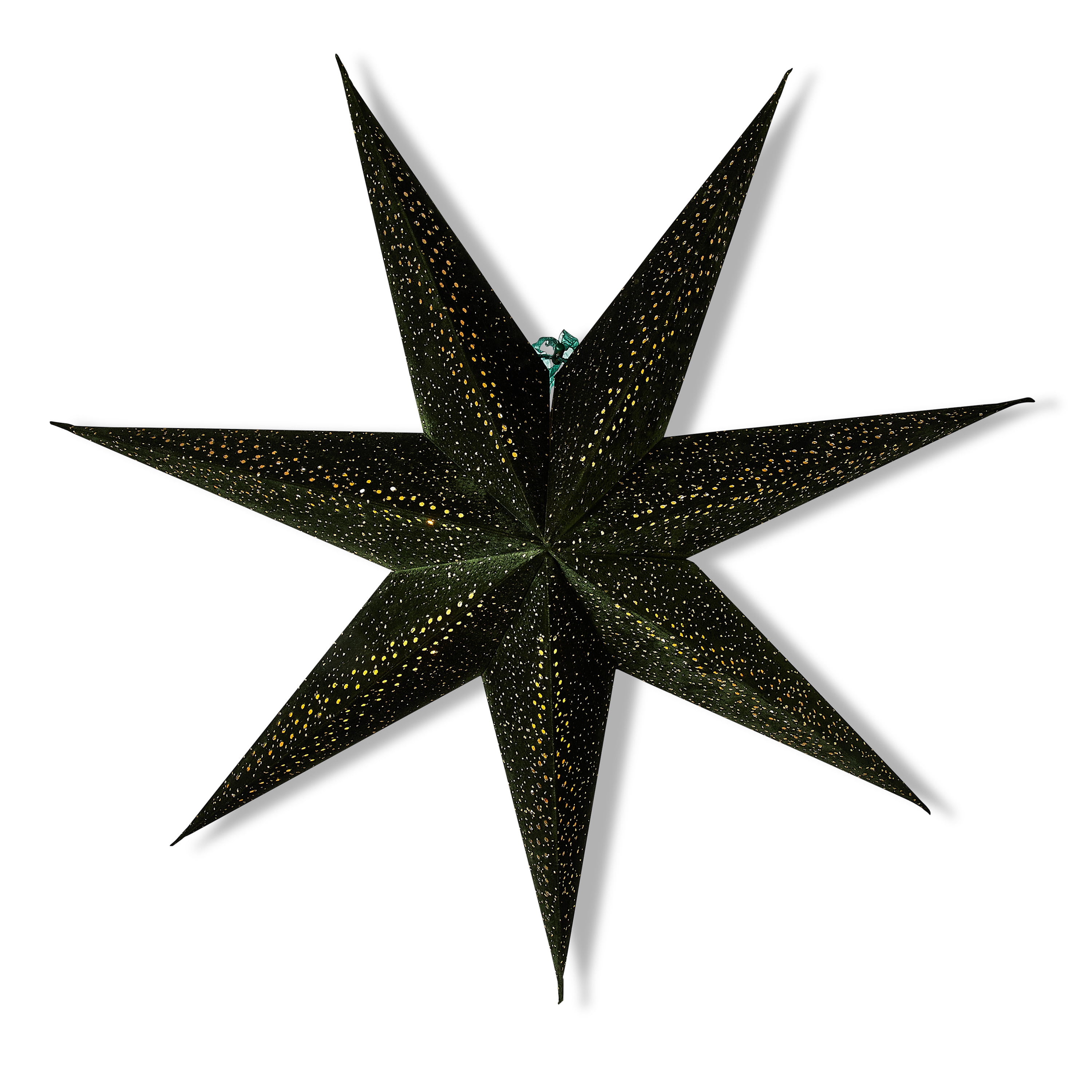 Green Flocked Decorated Star, 29 in, by Holiday Time - Walmart.com