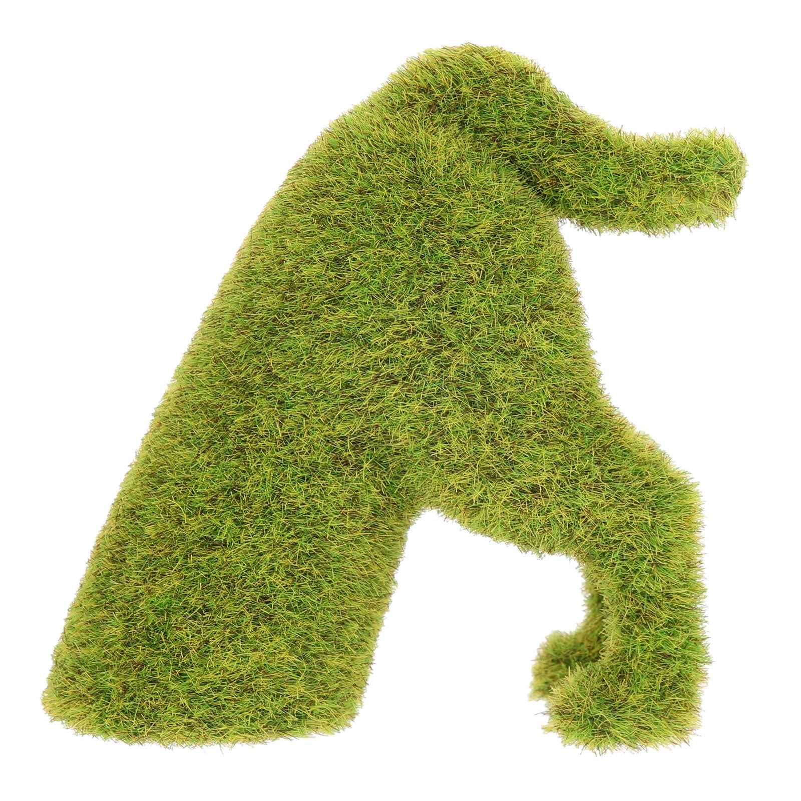 Green Flocking Puppy Garden Statue for Home Outdoor Decor - Walmart.com