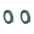 Green Floral Tape 2 Rolls, Waterproof Florist Tape 0.2 Inch x 32 Yard ...