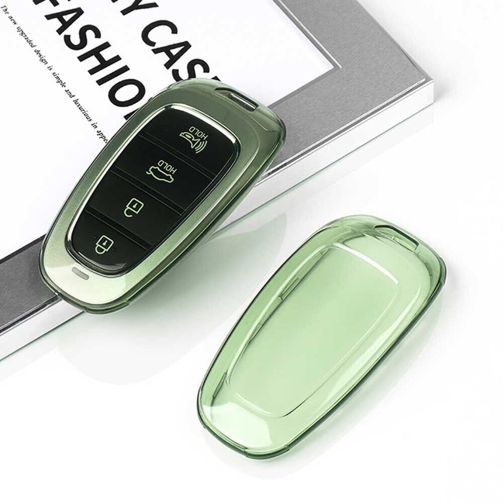 Green-Fob Case Cover For Hyundai For Santa Fe For Sonata For Tucson ...