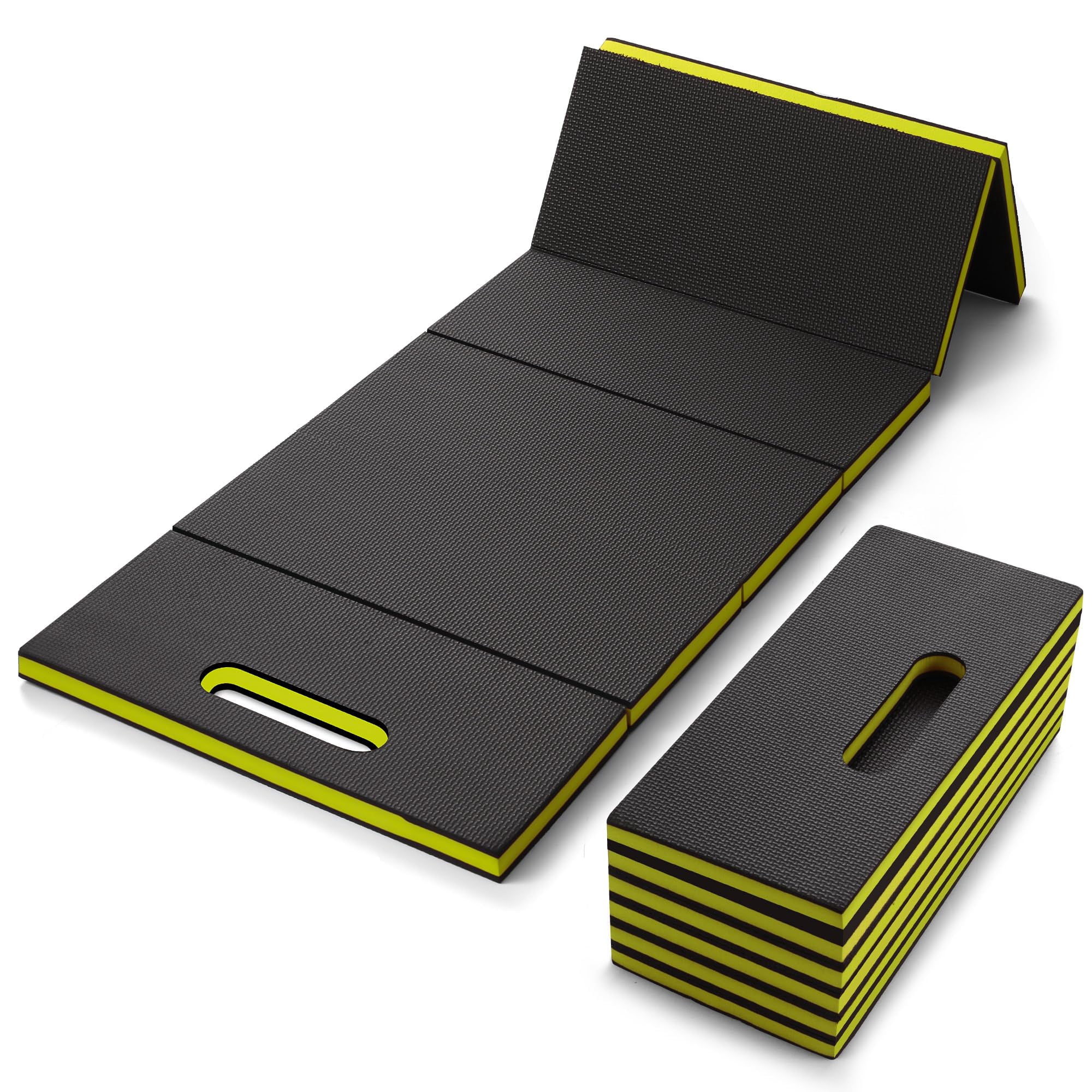Green Foldable EVA Utility Kneeling Mat for Gardening, Camping, Picnics ...