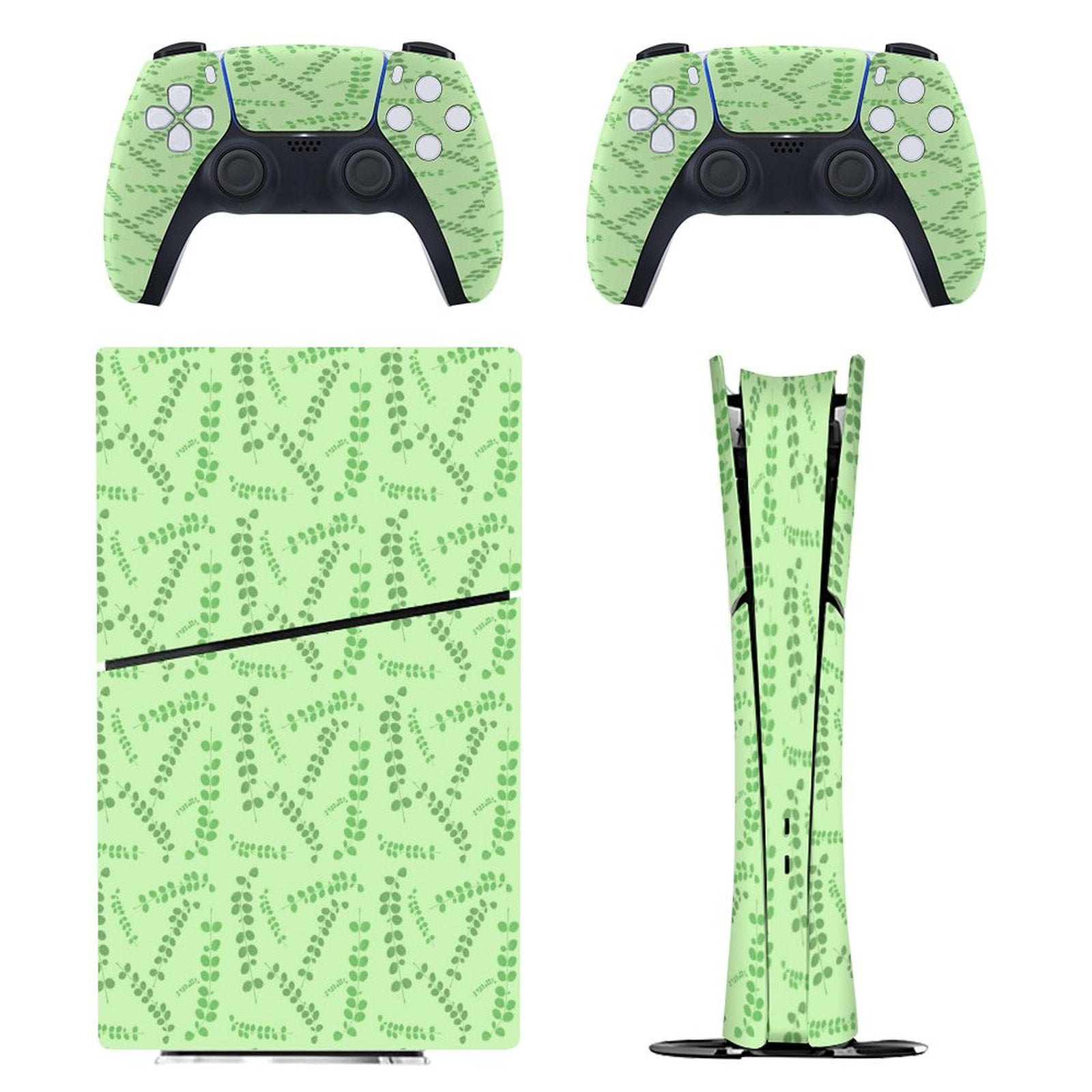 Green, Foliage PS5/PS5 Slim Digital Disc Skin Sticker For Console And ...