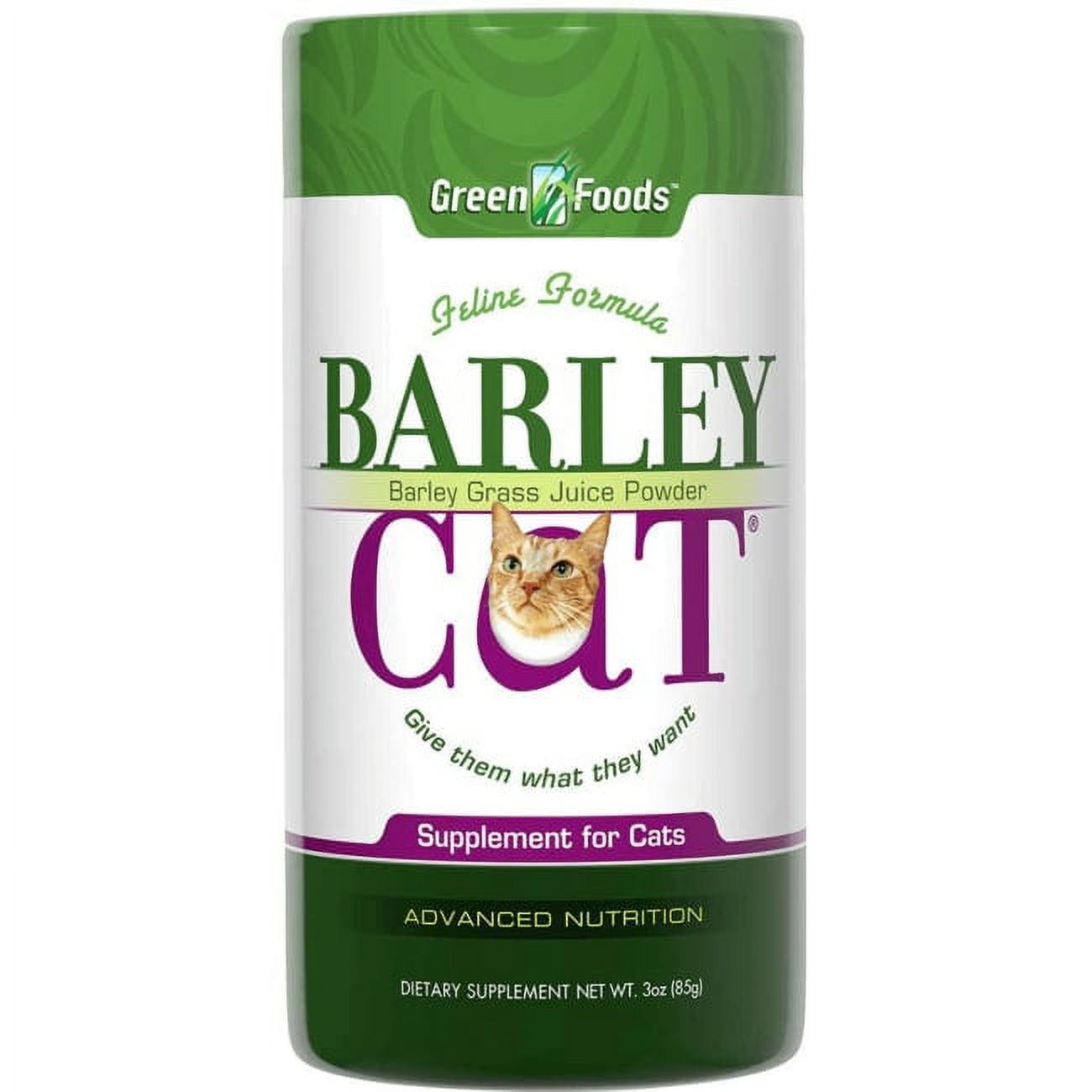 Green Foods Barley Cat 3 oz Pwdr - Walmart.com