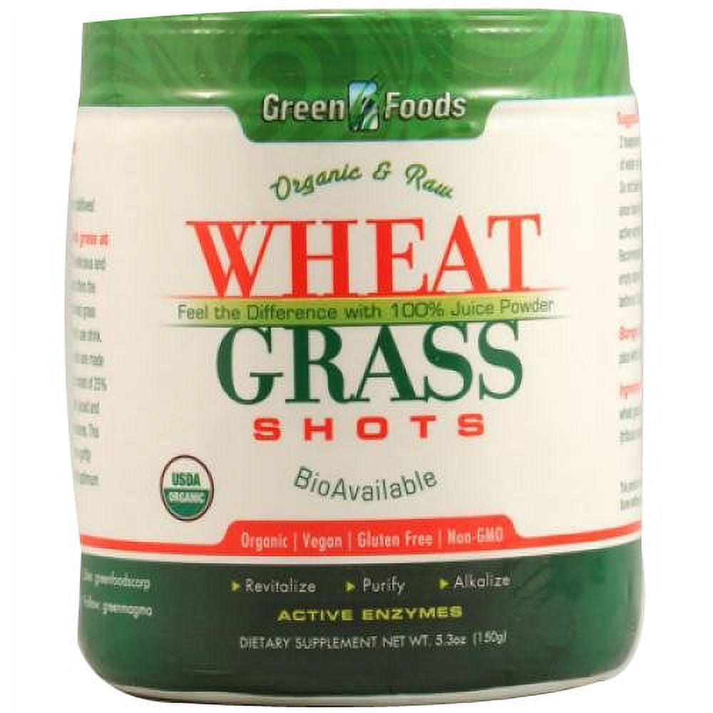 Green Foods Wheat Grass Powder Drink Mix - 5.3 Oz, 6 Pack - Walmart.com
