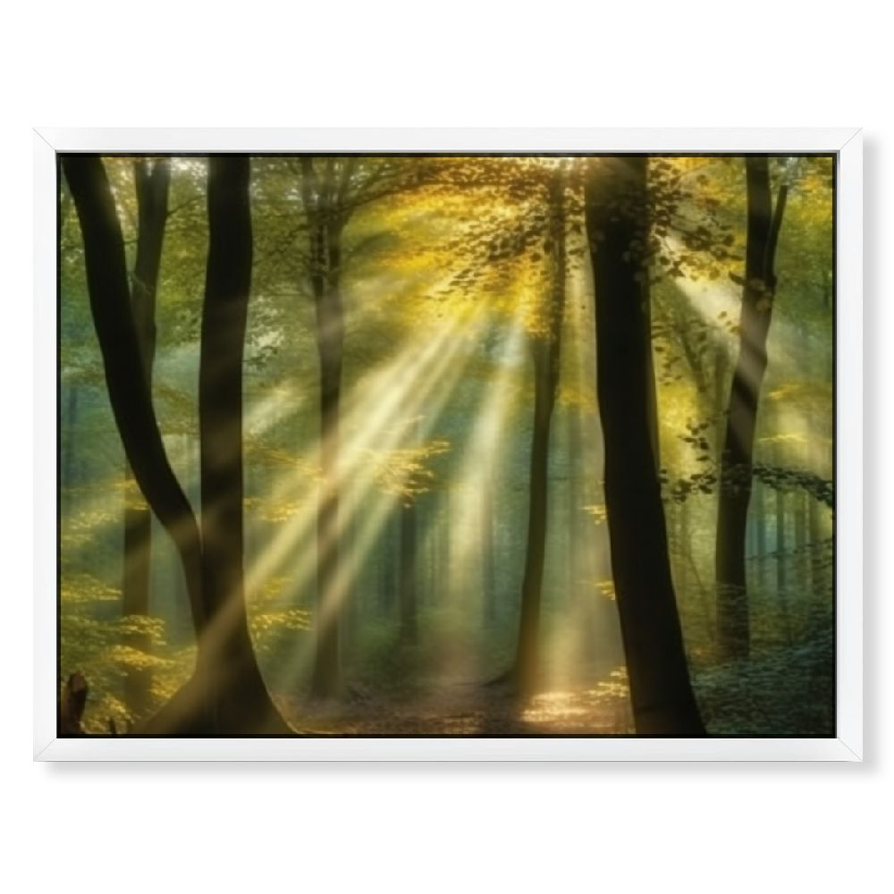 Green Forest Wall Art Nature Landscape Photo Pictures Nature Sunrise ...