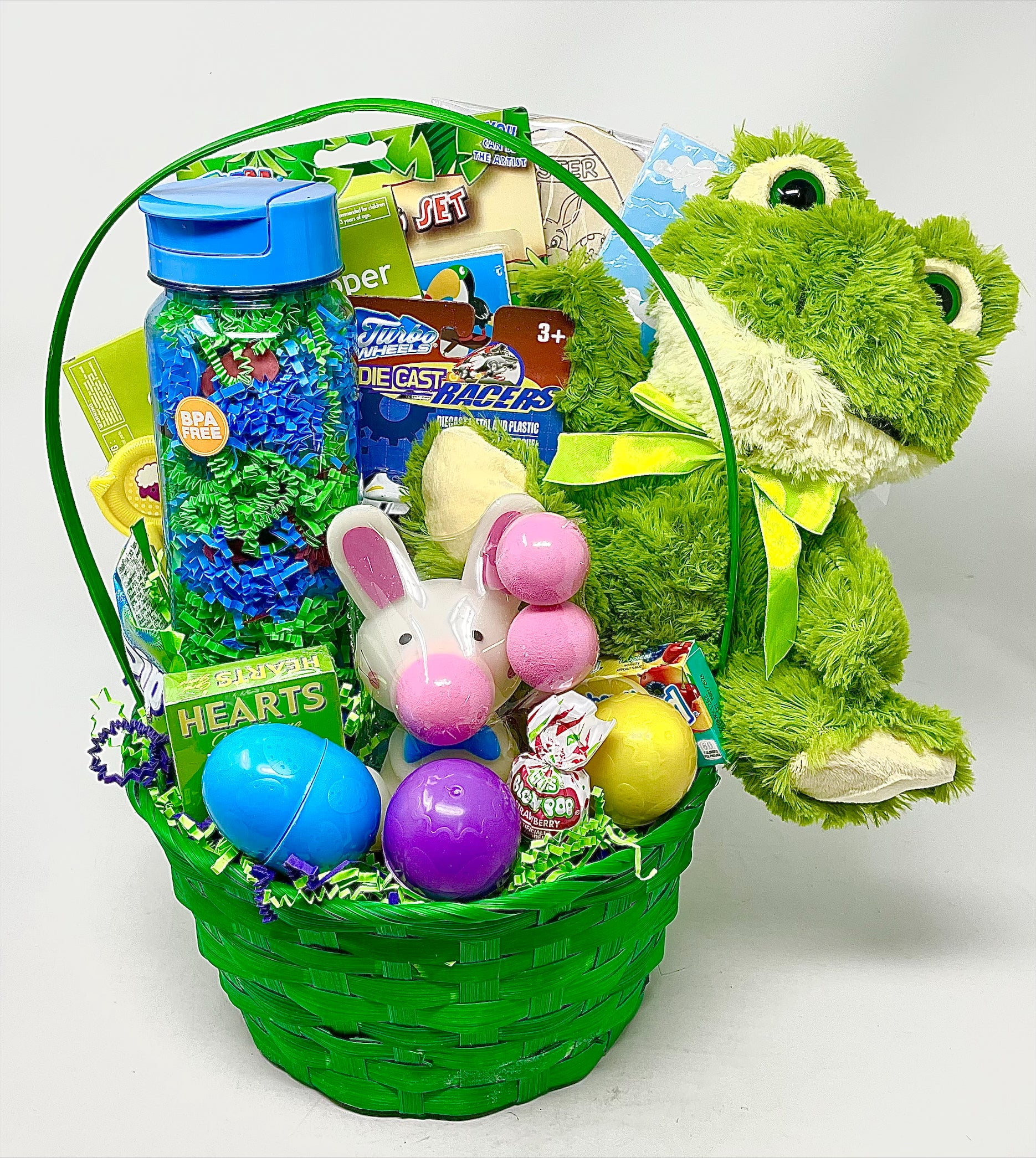 Green Frog Ready Full Prefilled Easter Basket | Easter Gifts for Kids ...