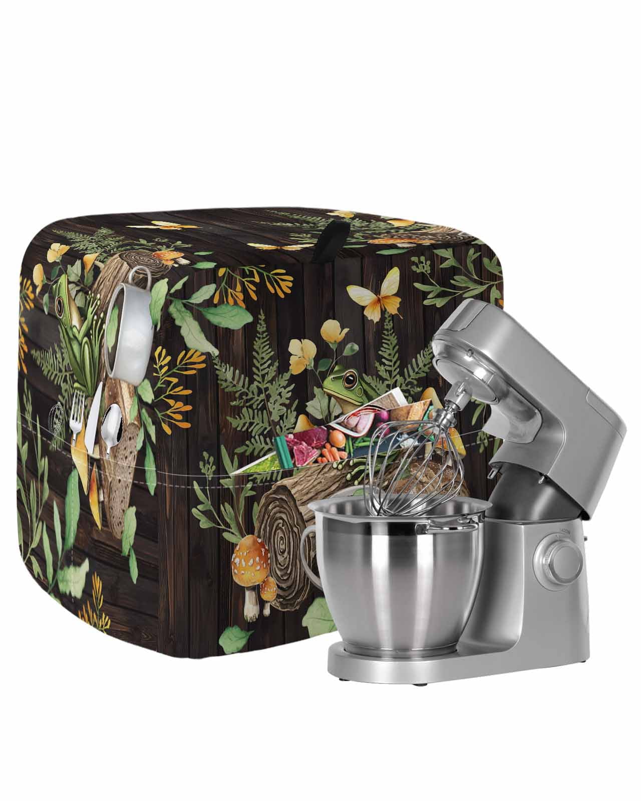 Green Frog Stand Mixer Dust Cover with Storage Pocket & Handles ...