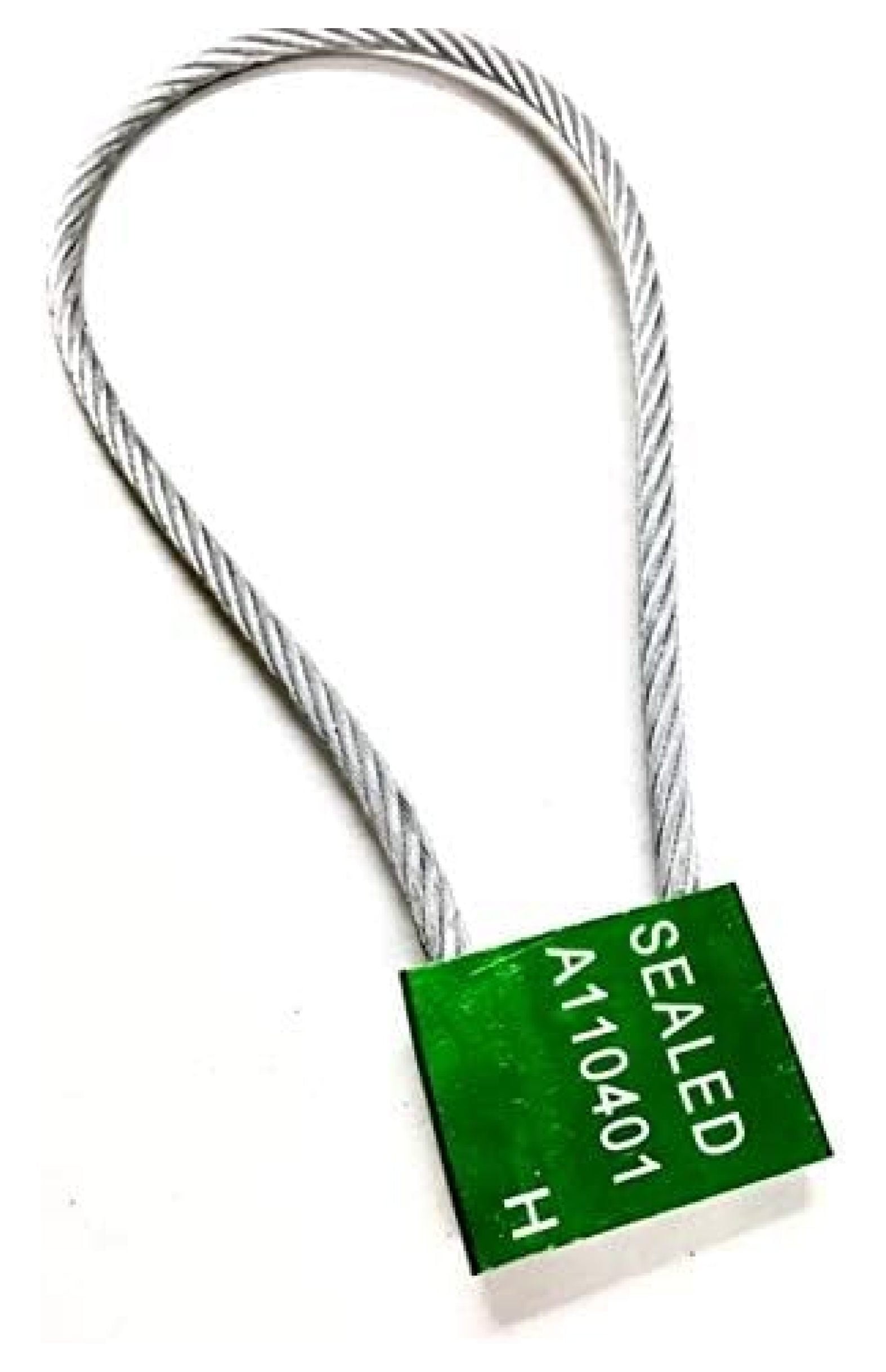 Green Galvanized Steel Lock Seals - Self-Lock Pull Tight Adjustable ...