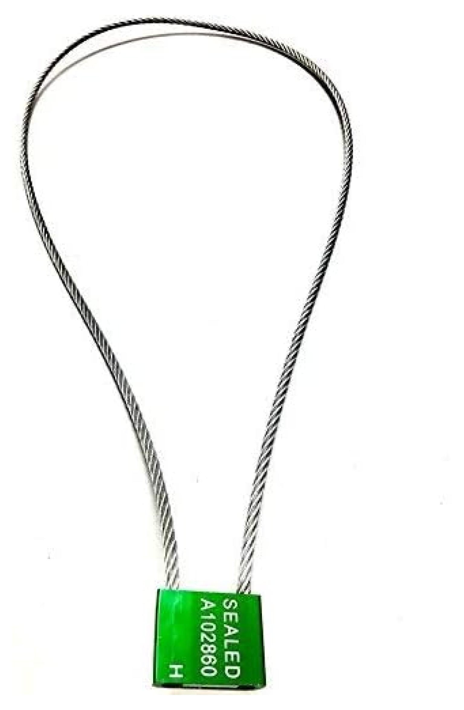 Green Galvanized Steel Lock Seals - Self-Lock Pull Tight Adjustable ...