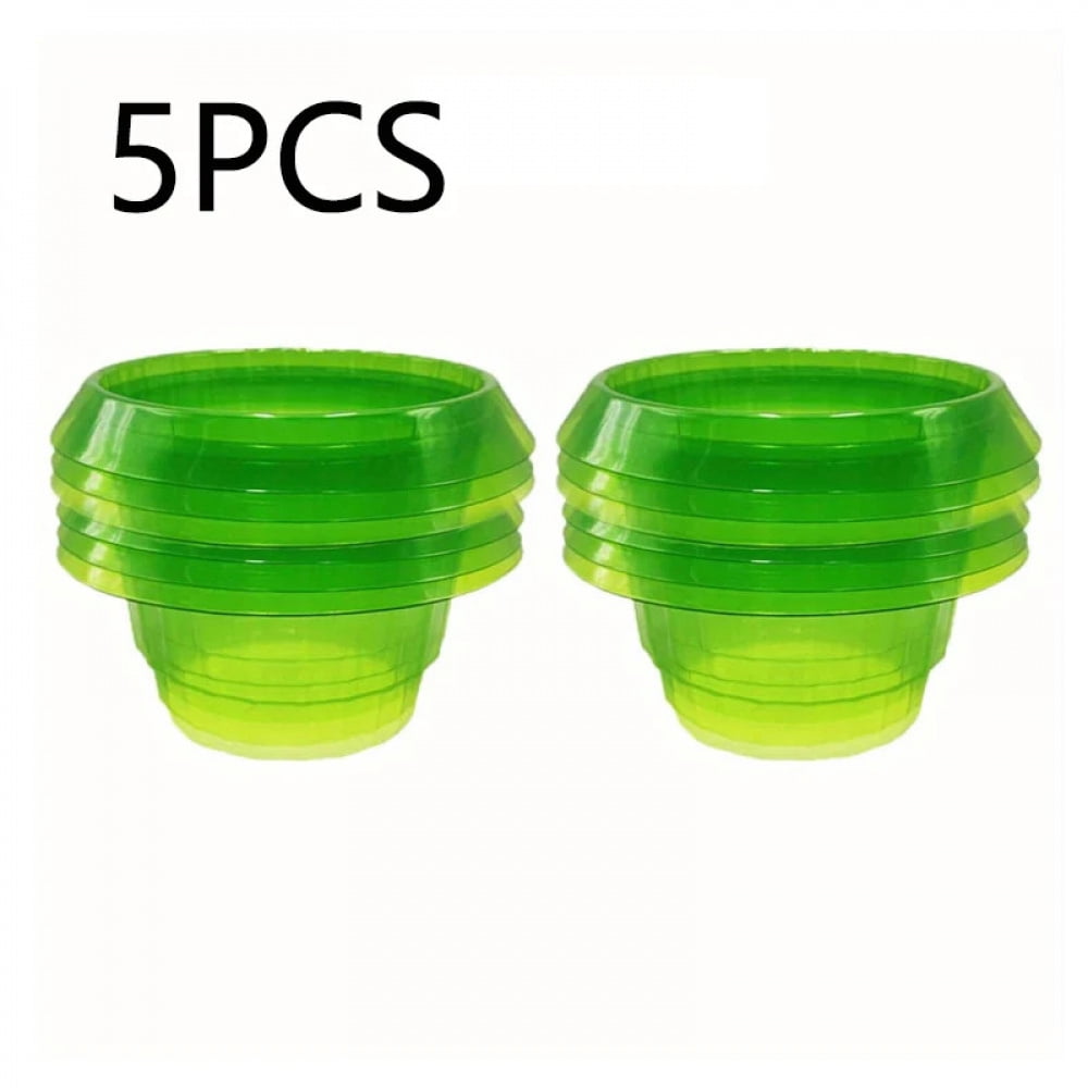 Green Garden Cloches Plastic Plant Covers for Slug Snail Protection Non ...