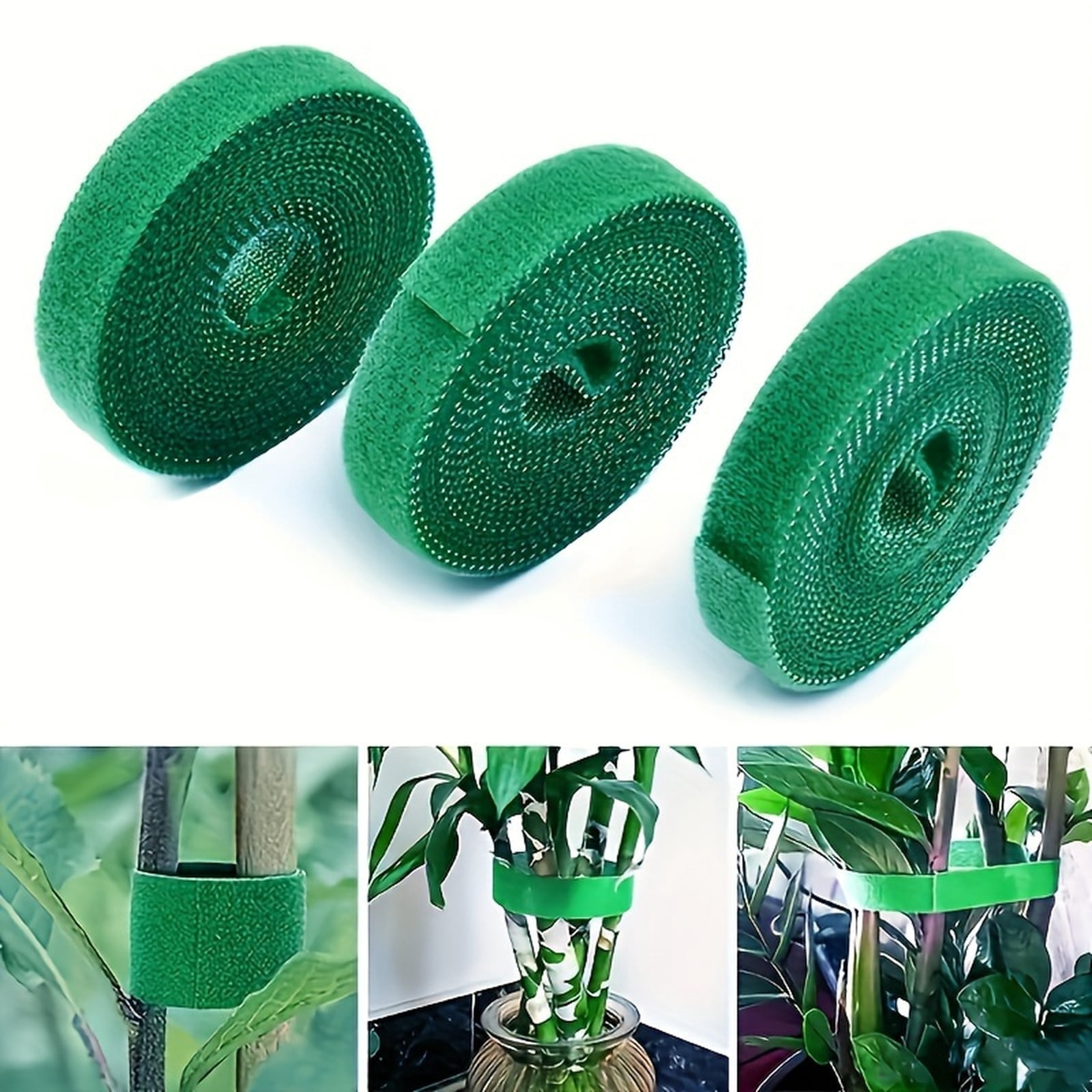 Green Garden Plant Twist Ties Roll 5 Rolls,Plant Wire Ties with Cutter ...