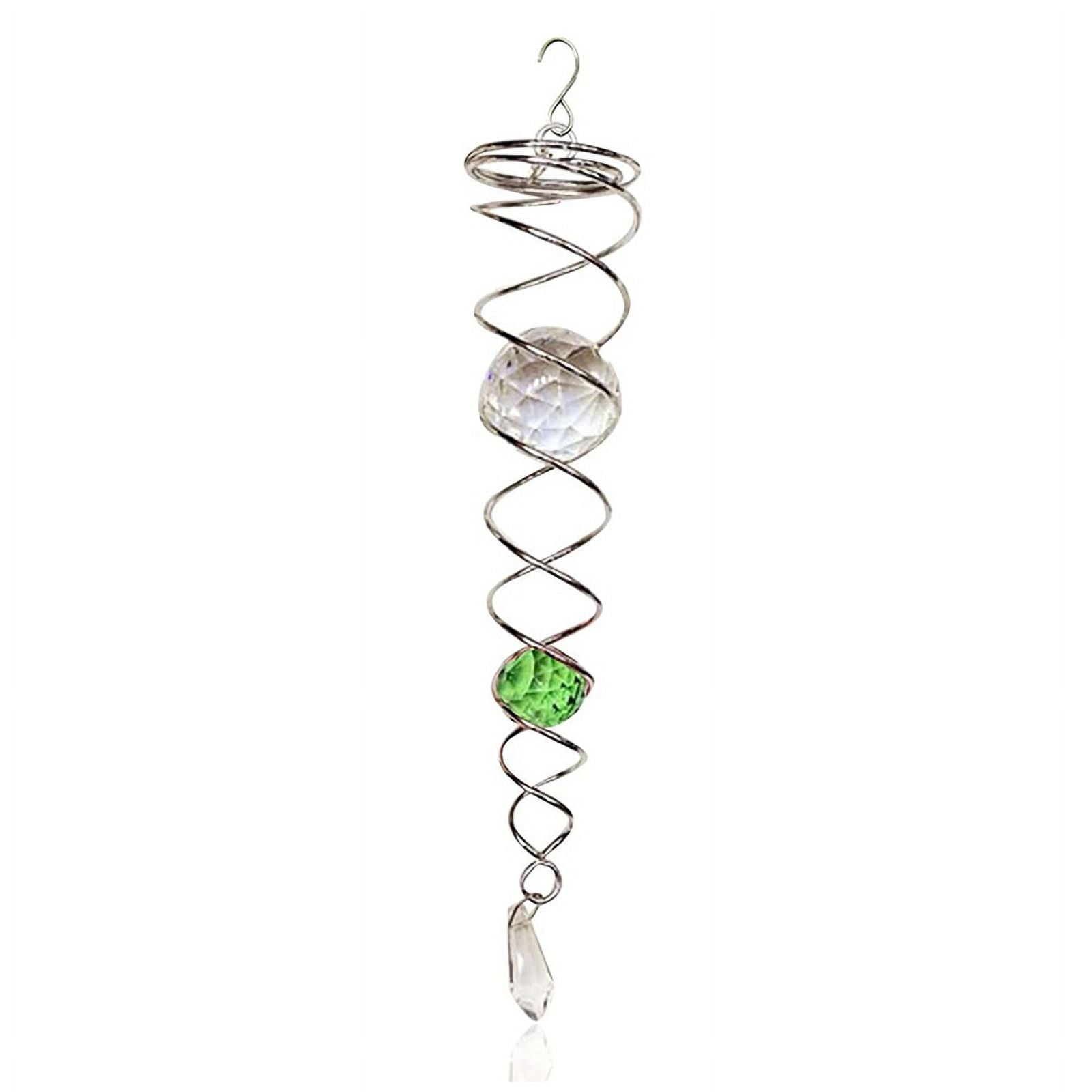 Green Gazing Spiral Tail Wind Spinner Stabilizer, Decorative Spiral ...